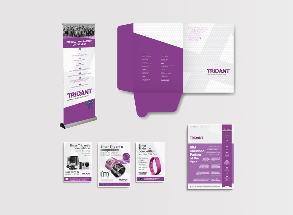 Tridant - BI Dashboard Design & Marketing Collateral By EDCo.