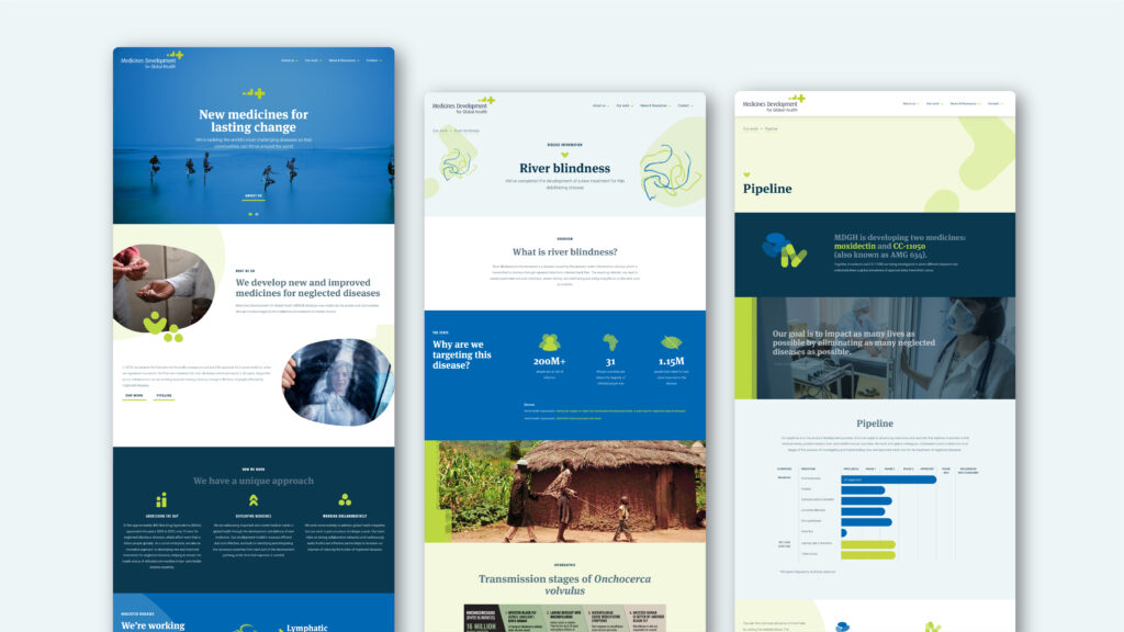 Medicines Development for Global Health - case study page by EDCo.